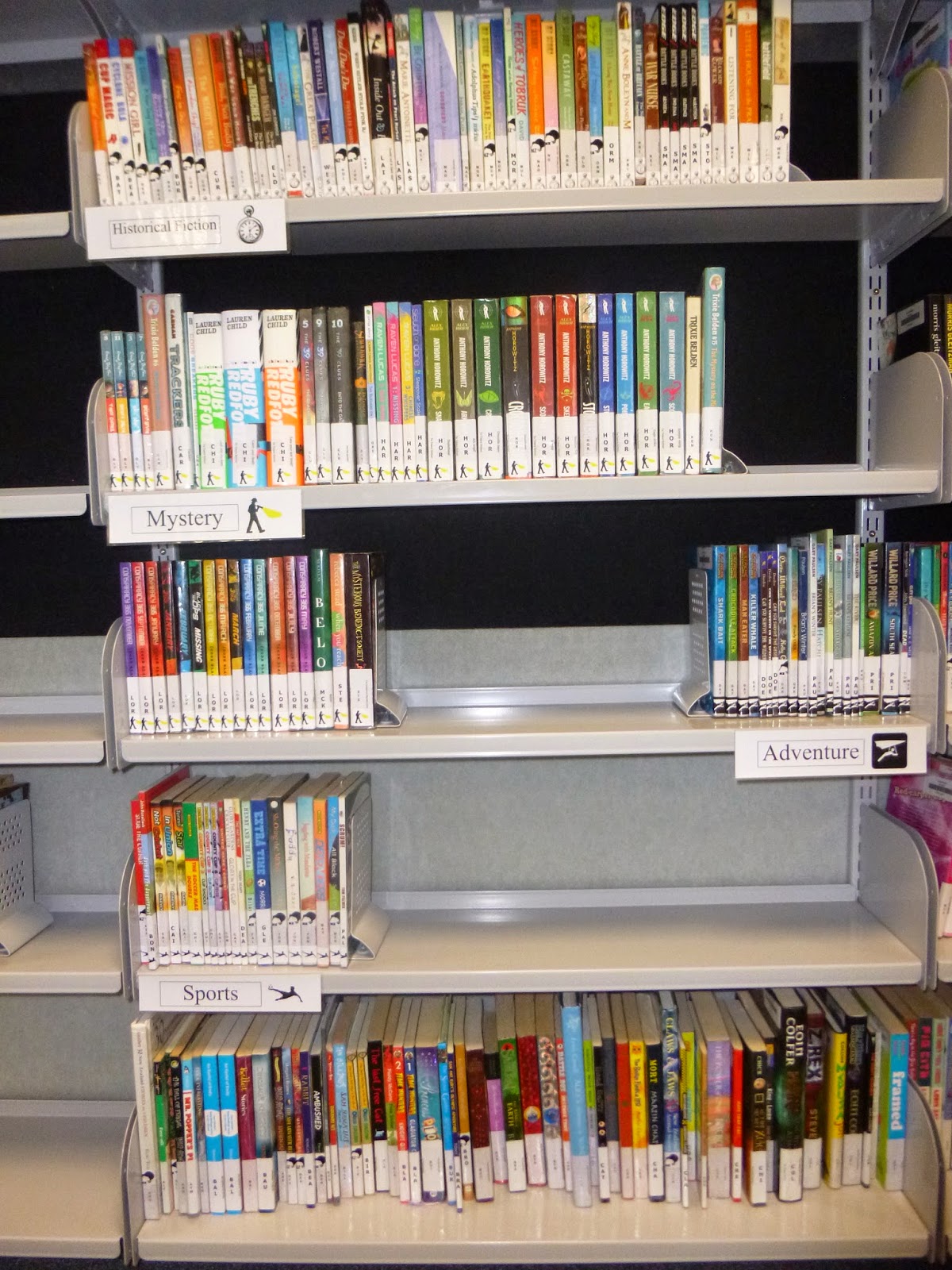 Good Keen Librarian: Genre Shelving - the (almost) finished product