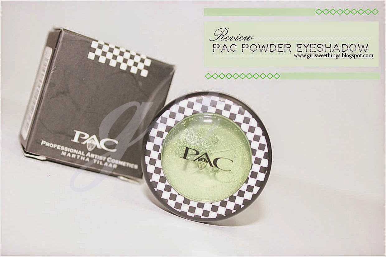 Review : PAC Powder Eyeshadow - GIRLSWEETHINGS