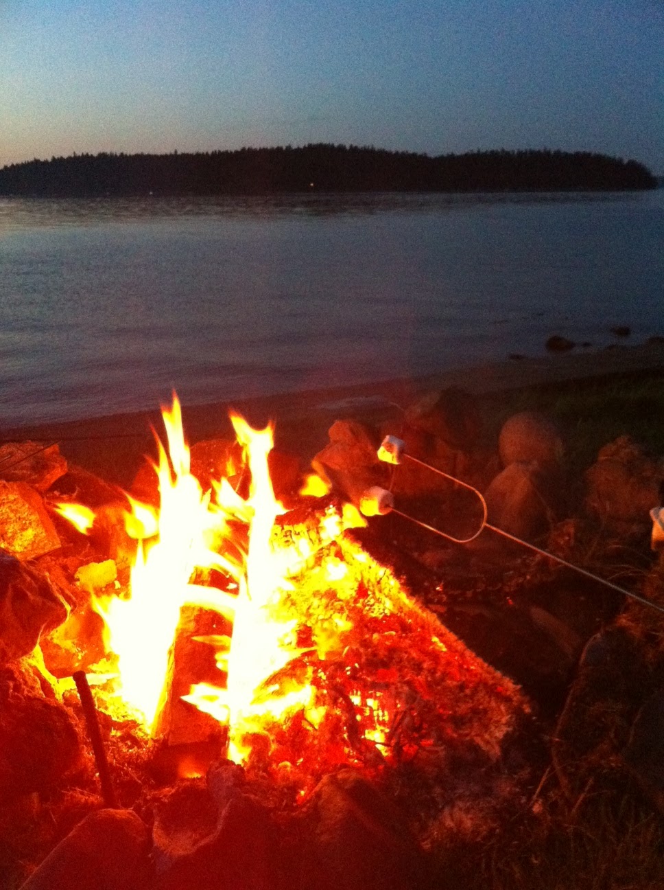 Everything Coastal: A Summer Beach Fire