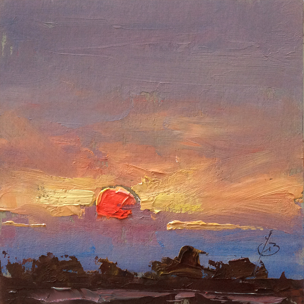 TOM BROWN FINE ART: SUNSET by TOM BROWN