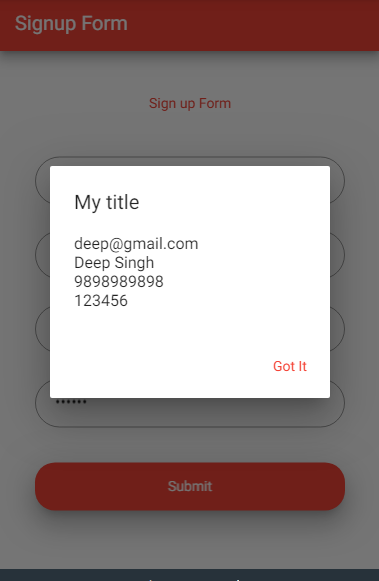 D.Tech Academic: Flutter Registration Design Form