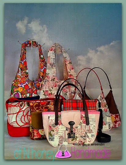 ctnhoney: Koleksi Beg Motif Bunga Warna Pastel Dan Ceria.