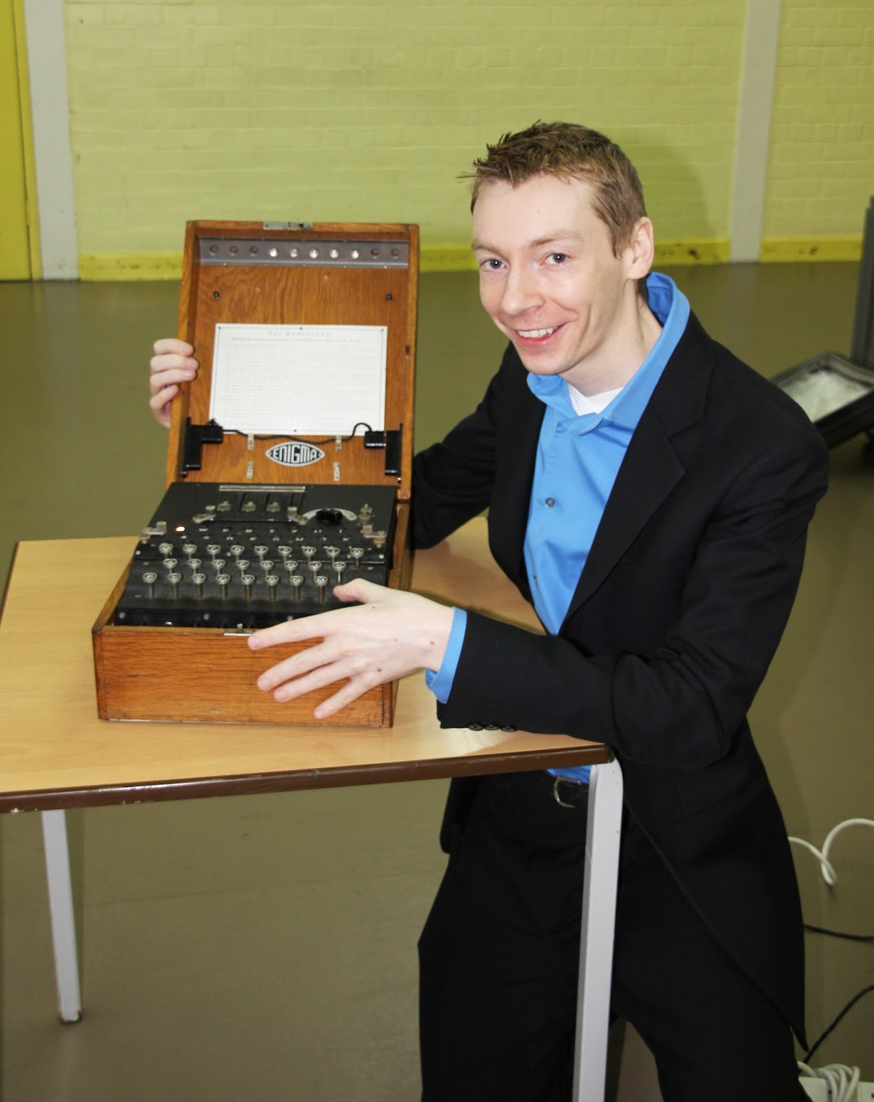 Kusuma Trust Gibraltar: Real World War II Enigma Machine in Gibraltar