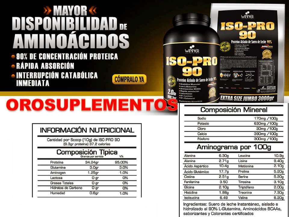 Oro Suplementos: ISO-PRO 90