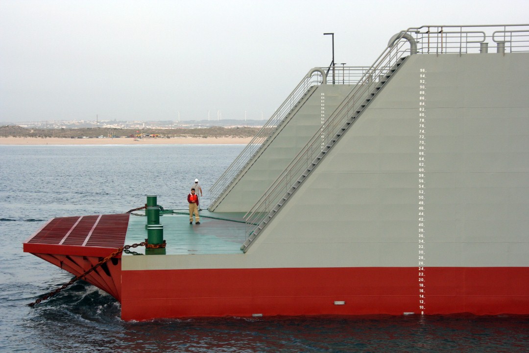 Cabo Carvoeiro: Doca flutuante em Peniche