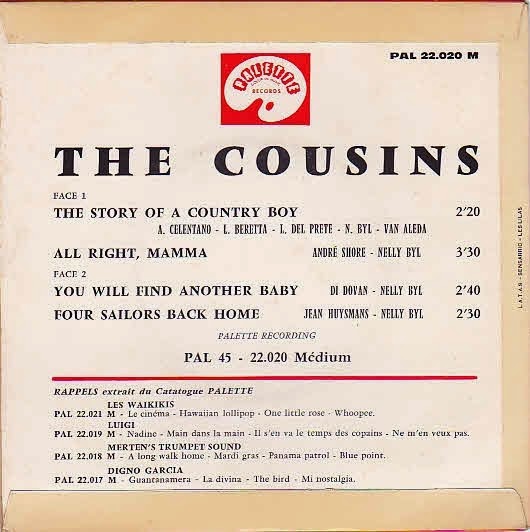 Vivonzeureux!: THE COUSINS : The new sound of The Cousins