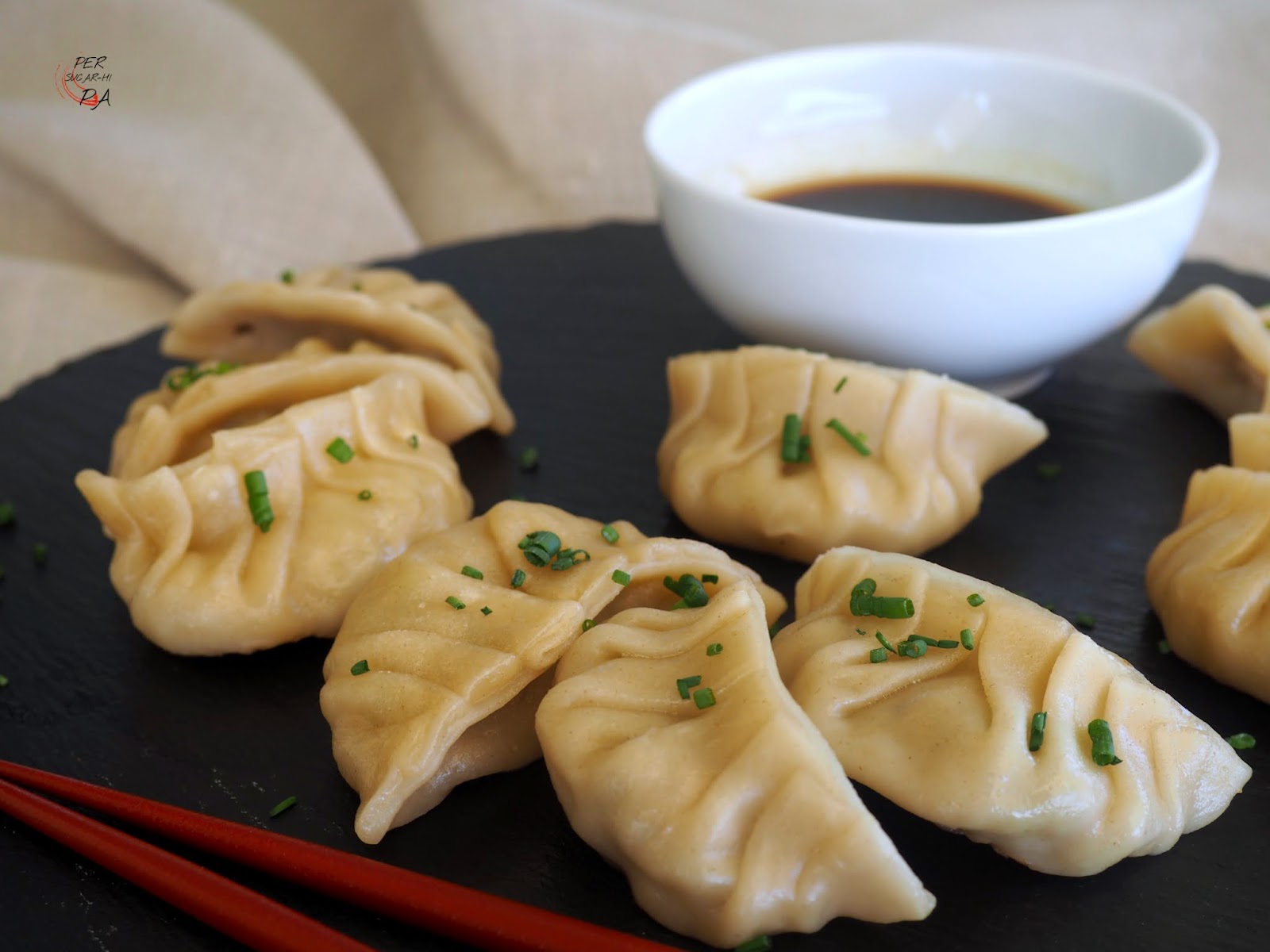 Per sucar-hi pa, gastronomía y viajes: Gyoza tradicional de cerdo y col