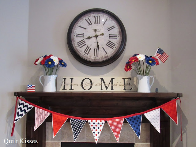 Quilt Kisses: July Decor
