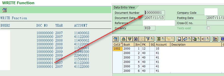ERIC YANG'S NOTEPAD: ABAP/4 : How to trigger double click in ALV & WRITE REPORT