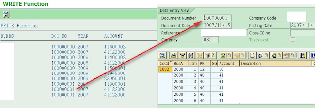 ERIC YANG'S NOTEPAD: ABAP/4 : How to trigger double click in ALV & WRITE REPORT