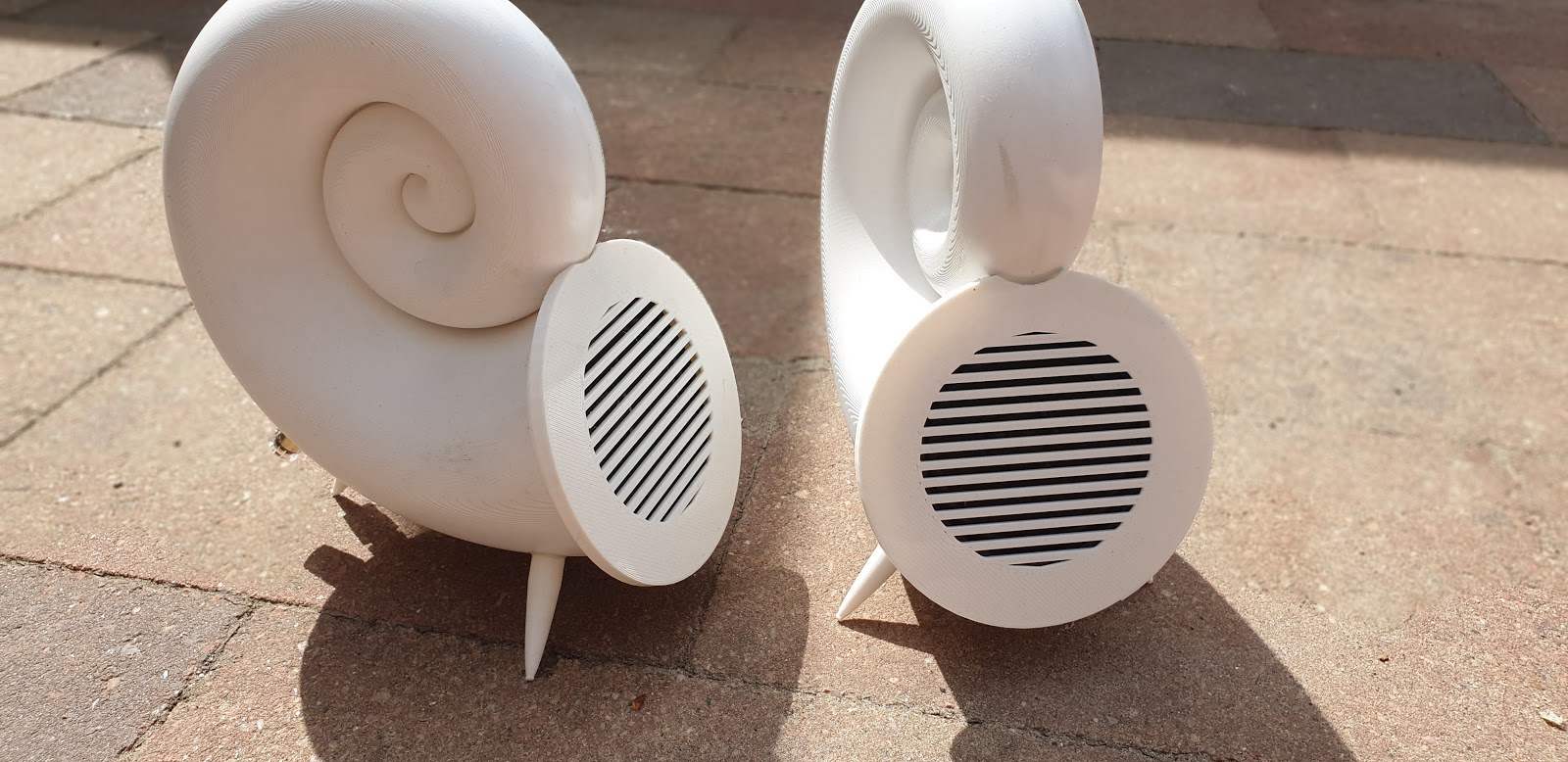 3D EN DIV HOBBYS ;) : Nautilus Shell Speakers