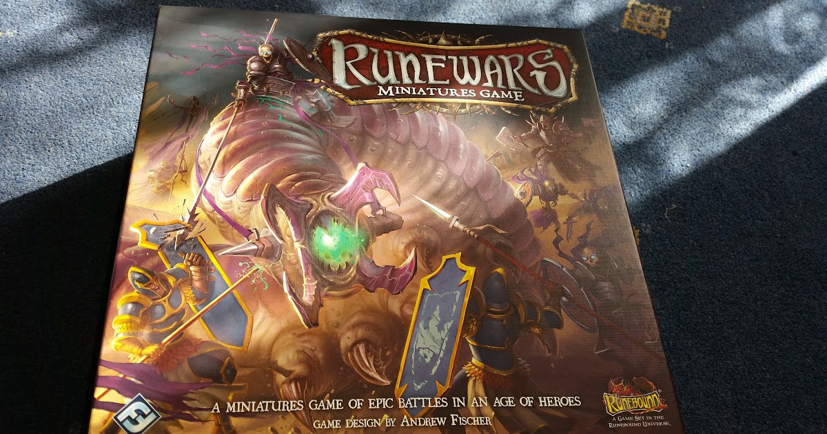 Runewars Minatures Game from Fantasy Flight Games unboxing and review