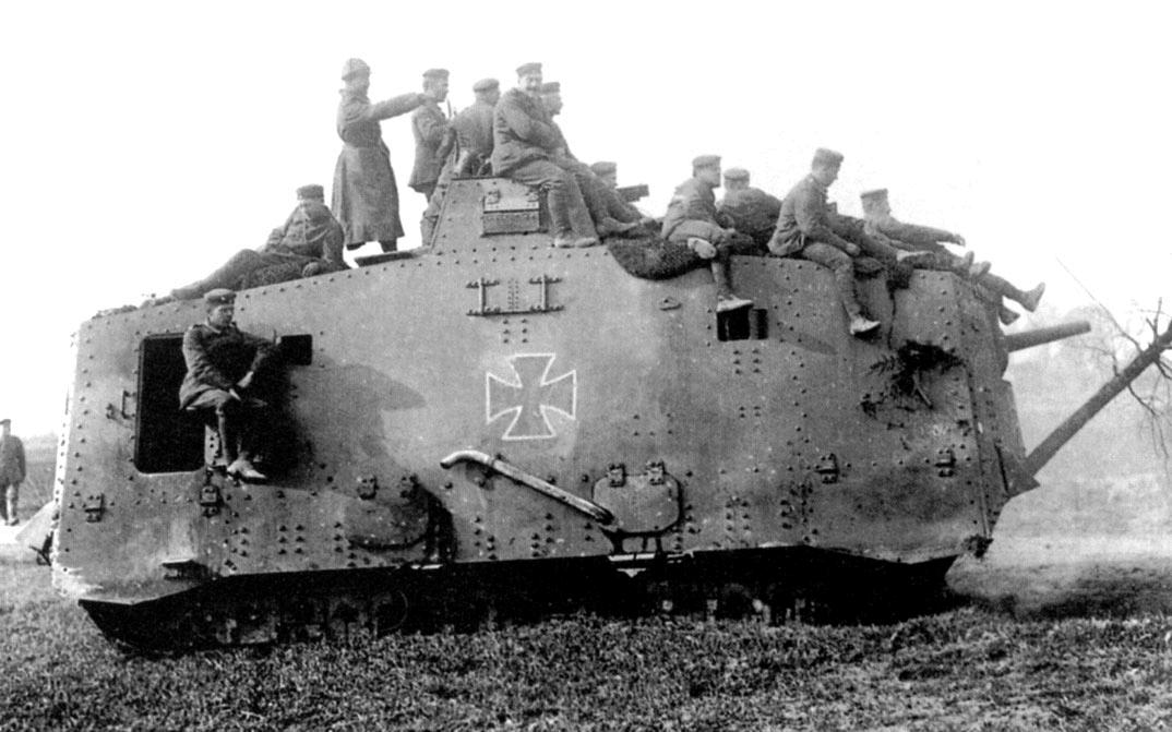 Armamentos e Reliquias das Guerras: Panzerkampfwagen A7V - Tanque ...