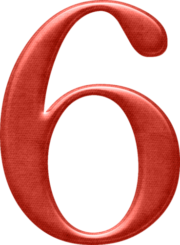 ® Imágenes y Gifs Animados ®: IMÁGENES DE NÚMEROS DE COLOR ROJO PARA ...