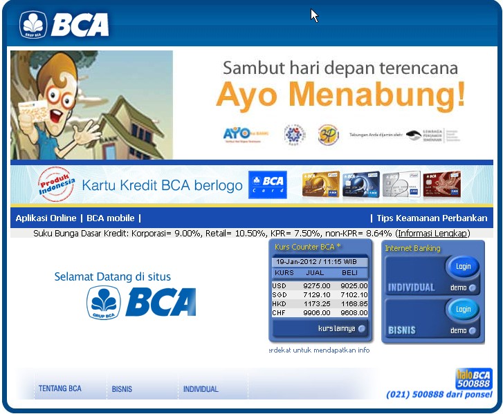 ZekaZola: Tutorial Mengaktifkan Internet Banking BCA (Klik BCA)