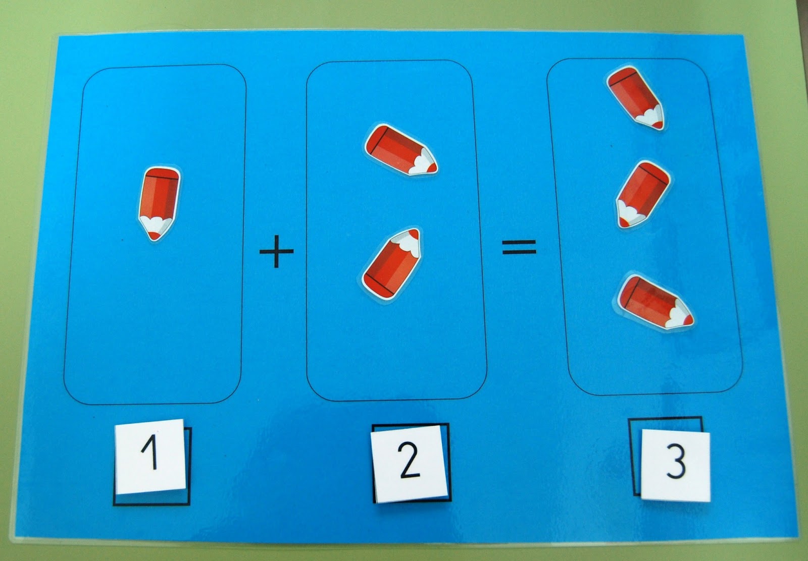 El baúl de A.L: Material manipulativo de iniciación a la suma con apoyo