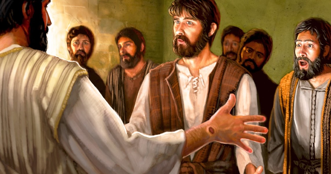 Blog sobre versículos Bíblicos: Jesus aparece aos discípulos