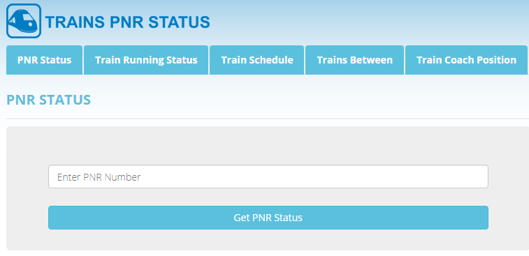 Railway PNR Status|INDIAN RAILWAYS PASSENGER RESERVATION ENQUIRY