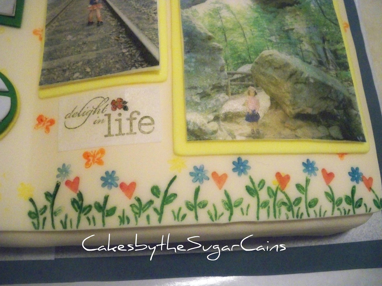 Cakes by the Sugar Cains: Scrapbook Cake