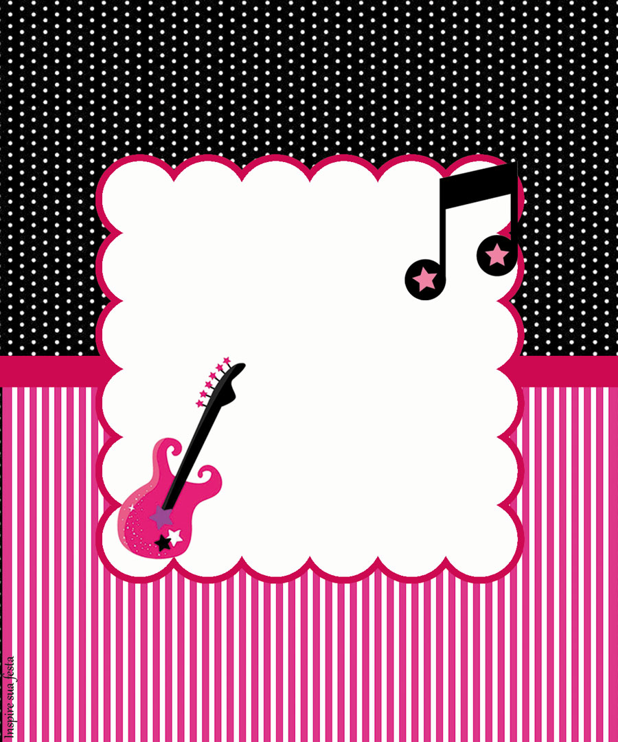 Rock Star in Pink Free Printable Kit. | Oh My Quinceaneras!