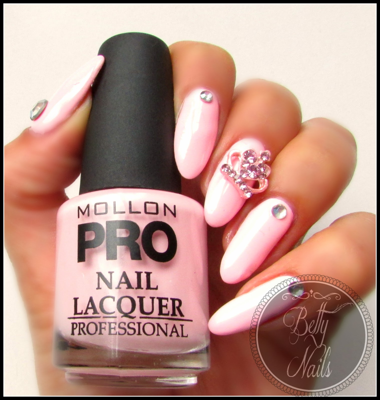Betty Nails: Mollon Pro 180 Amor & BornPrettyStore Nail Jewels