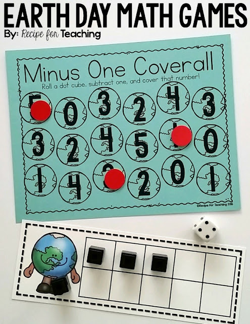 Earth Day Math Games - Recipe for Teaching