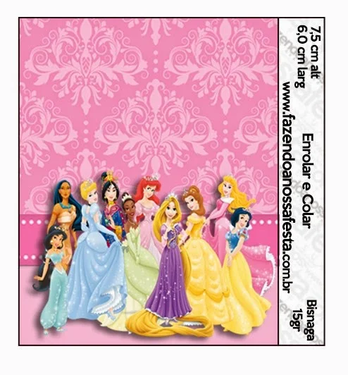 Disney Princess Party: Free Printable Candy Bar Labels. - Oh My Fiesta ...