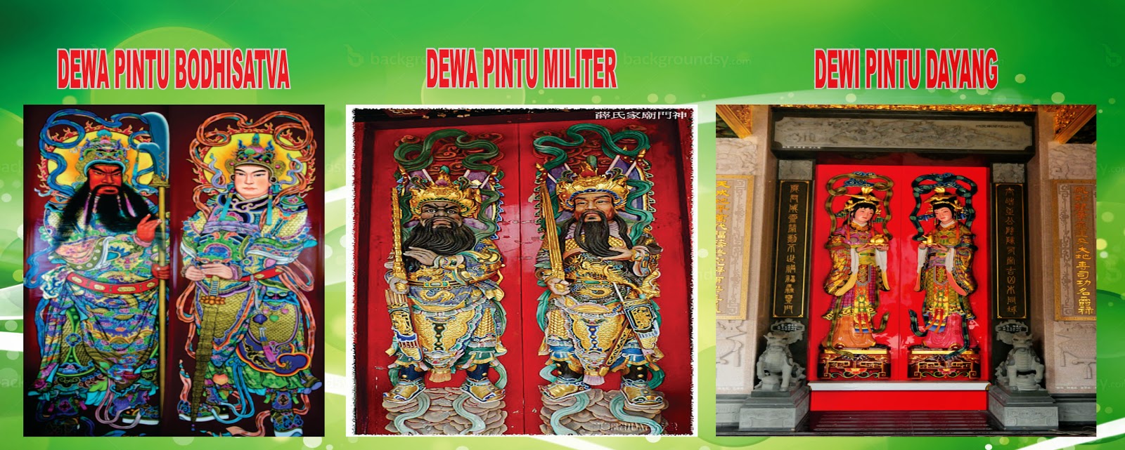 SERBA SERBI TRIDHARMA: Men Shen / Dewa Pintu