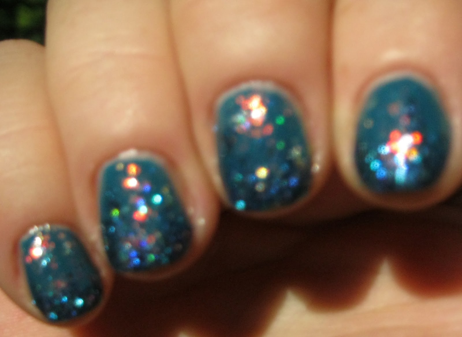 Lacquer Slacker Liz: Evolution of a Blue Bling Manicure