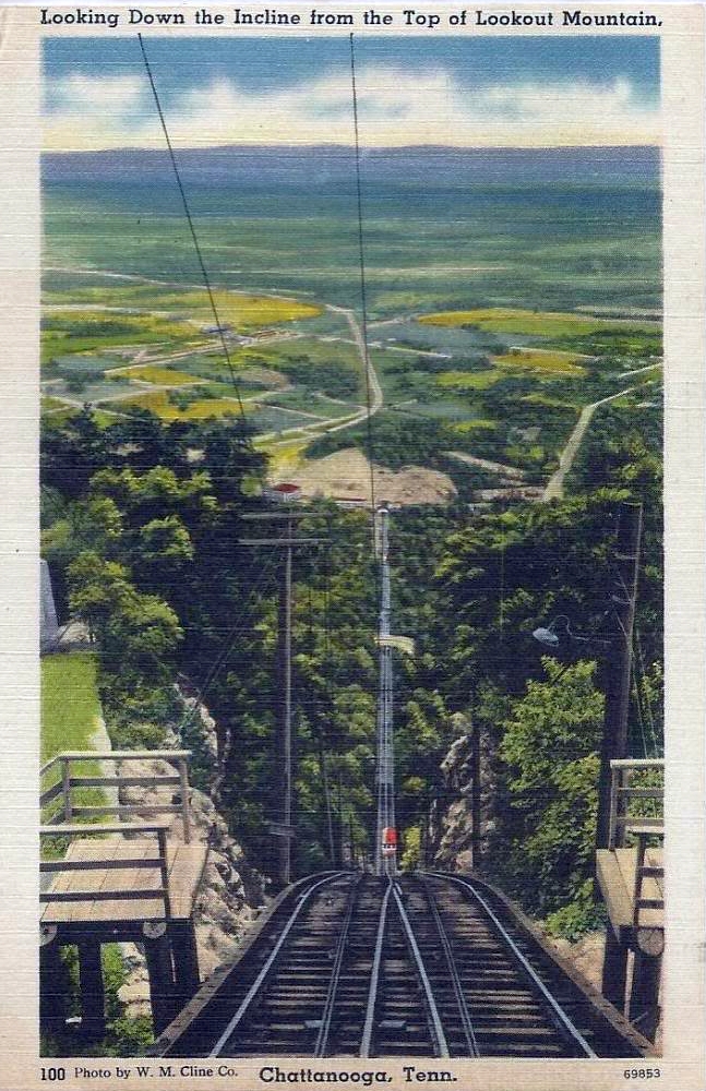 transpress nz: Lookout Mountain’s Incline Railway, Chattanooga, Tennessee