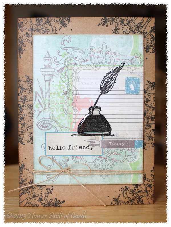 Houses Built of Cards: Hello Friend - PDC Color Challenge