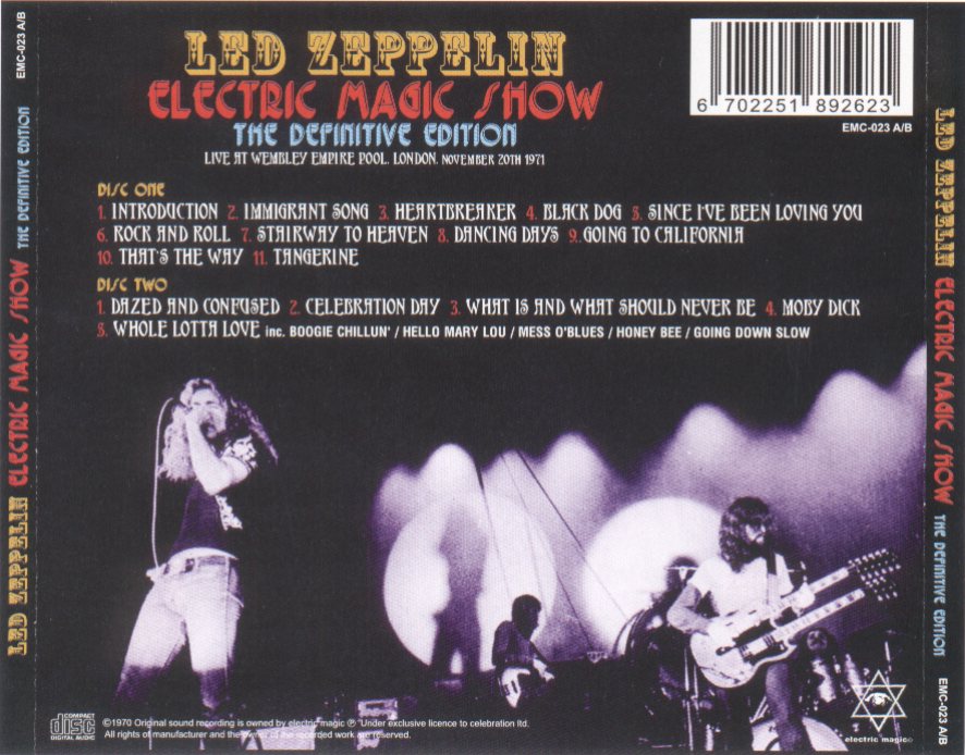 T.U.B.E.: Led Zeppelin - 1971-11-20 - London, UK (AUD/FLAC) "Electric ...