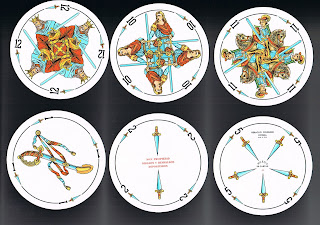 Anthony L. esq: Circular playing cards-- Fournier