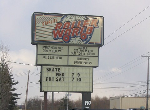 Hung Up On Retro: Roller Skating Rinks and Signs