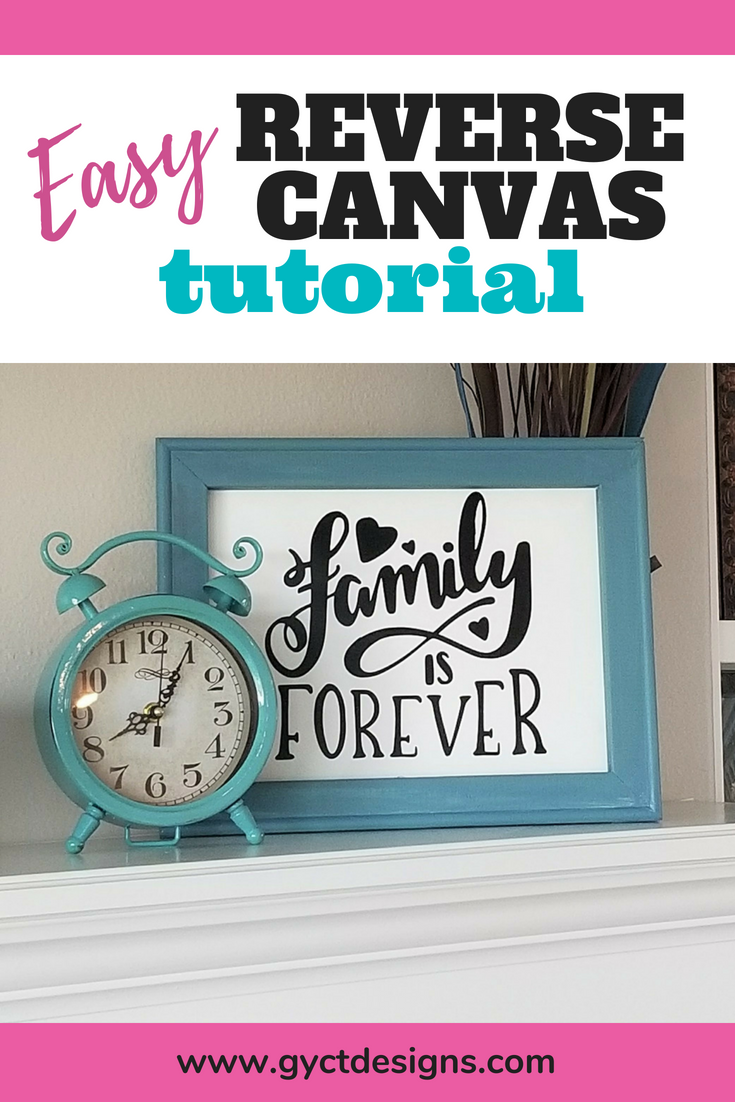 How to Make a Reverse Canvas | Sew Simple Home