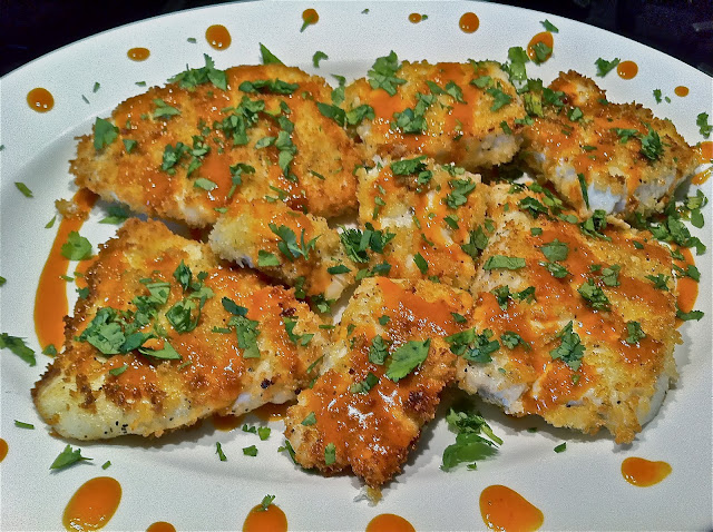 Foodtravelinsider: Panko Halibut with Coconut Curry Sauce