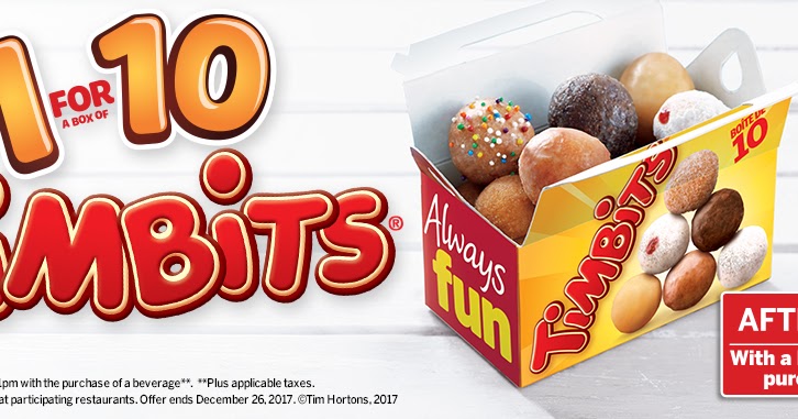 每天1PM后$1买‘10 Timbits' - Dr.Siha专栏 (Canada)