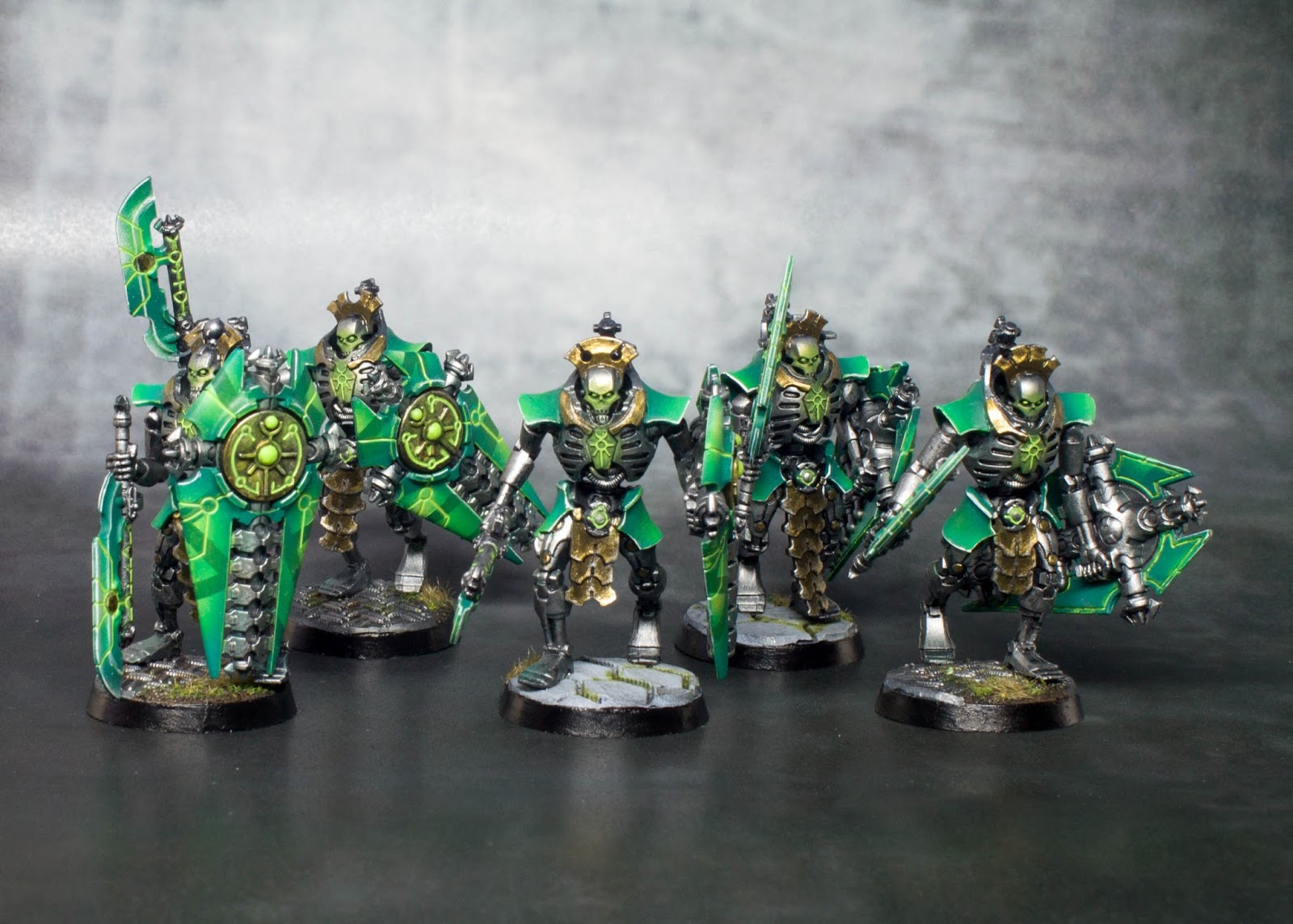 Paint-Forge: Necron Lychguard unit