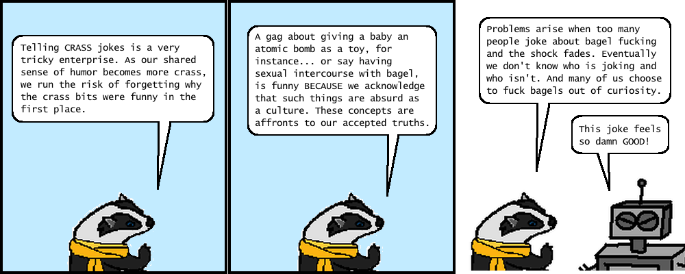 The Illiterate Badger | New comics Monday, Wednesday & Friday: The ...