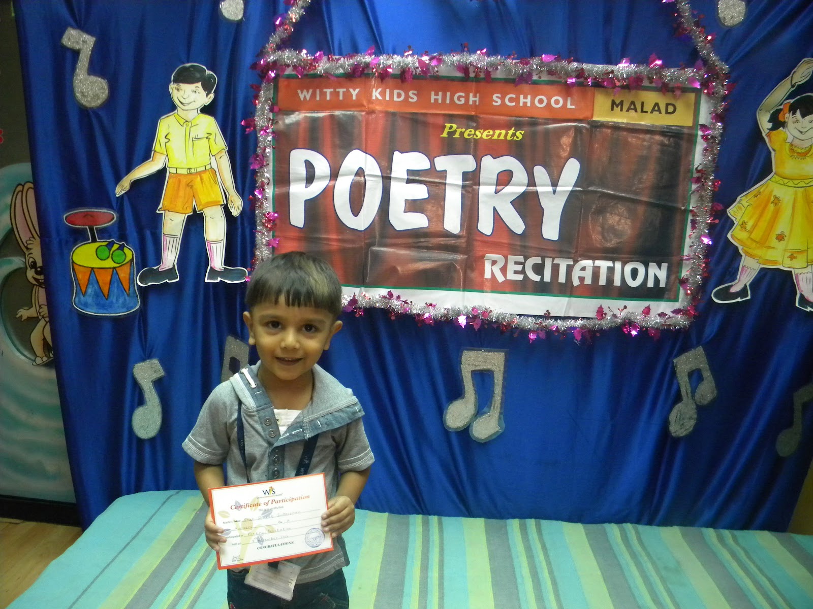 On the top of the World...: Poetry Recitation Nursery (2012-2013)