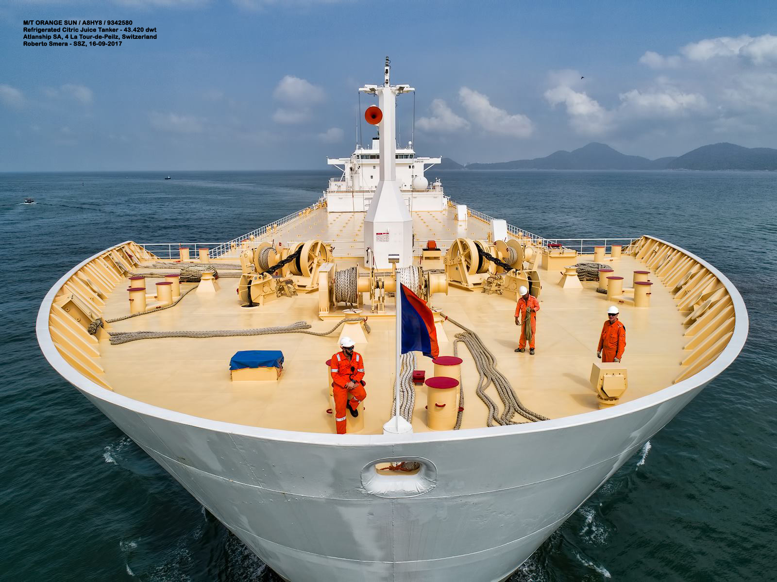 Santos Shiplovers: M/T Orange Sun / A8HY8, Arriving Santos, inbound ...