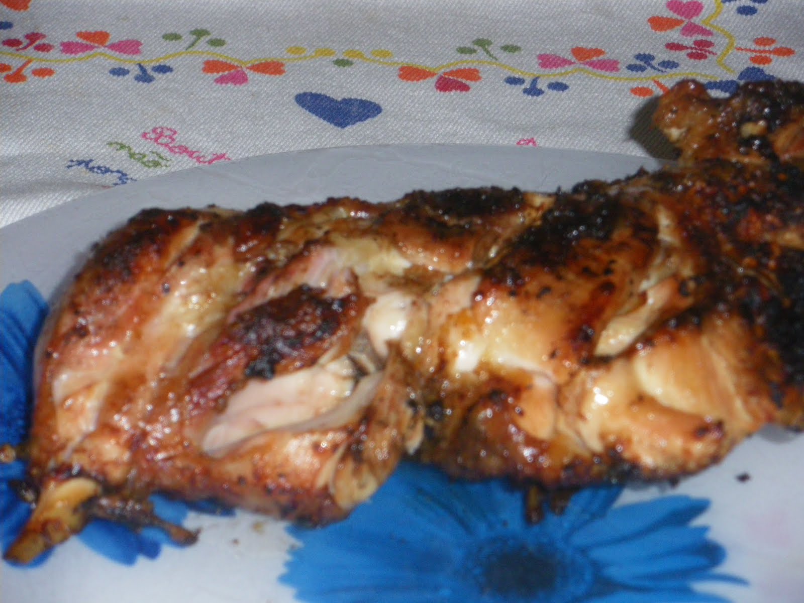 O que há pró jantar?: Frango de churrasco (como na churrasqueira)