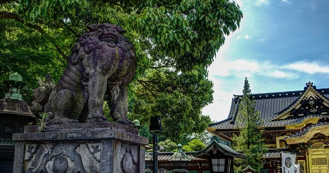HdriTokyo: Guardian Dogs at Ueno Toshogu Shrine.