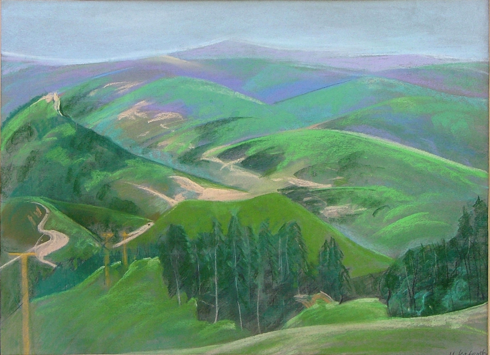 Artist Mirjana Krstevska: Original Pastel Landscape Paintings - Pasteli ...