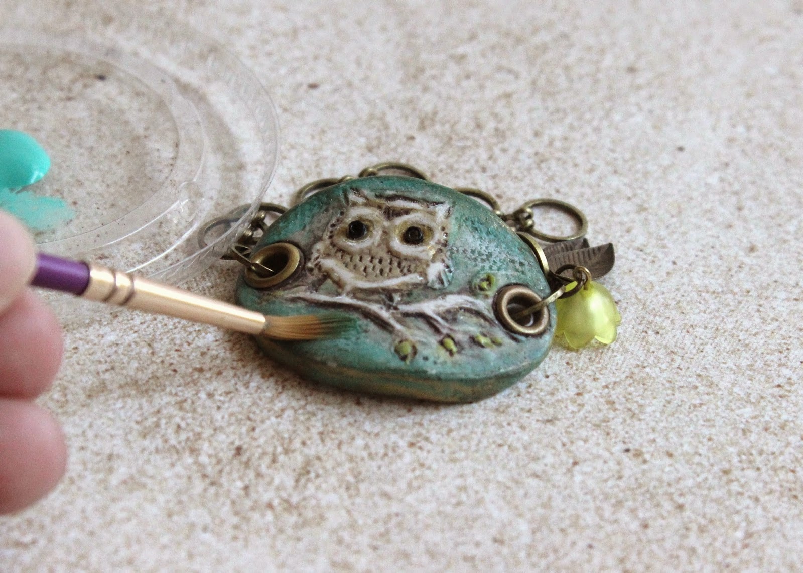 Zirias Creations Handmade Jewelry Tutorials: Textured Polymer Clay Owl ...