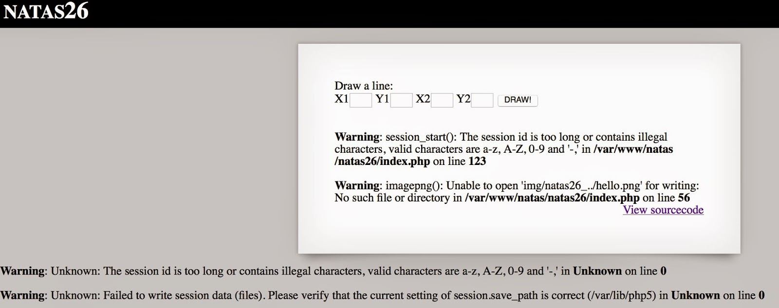 Security Writeups: Natas 26