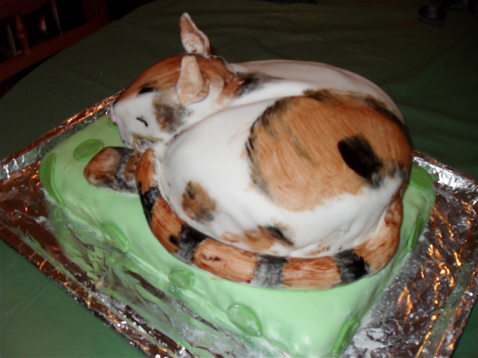 Novelty Cake Designs How To Make A Cat Cake