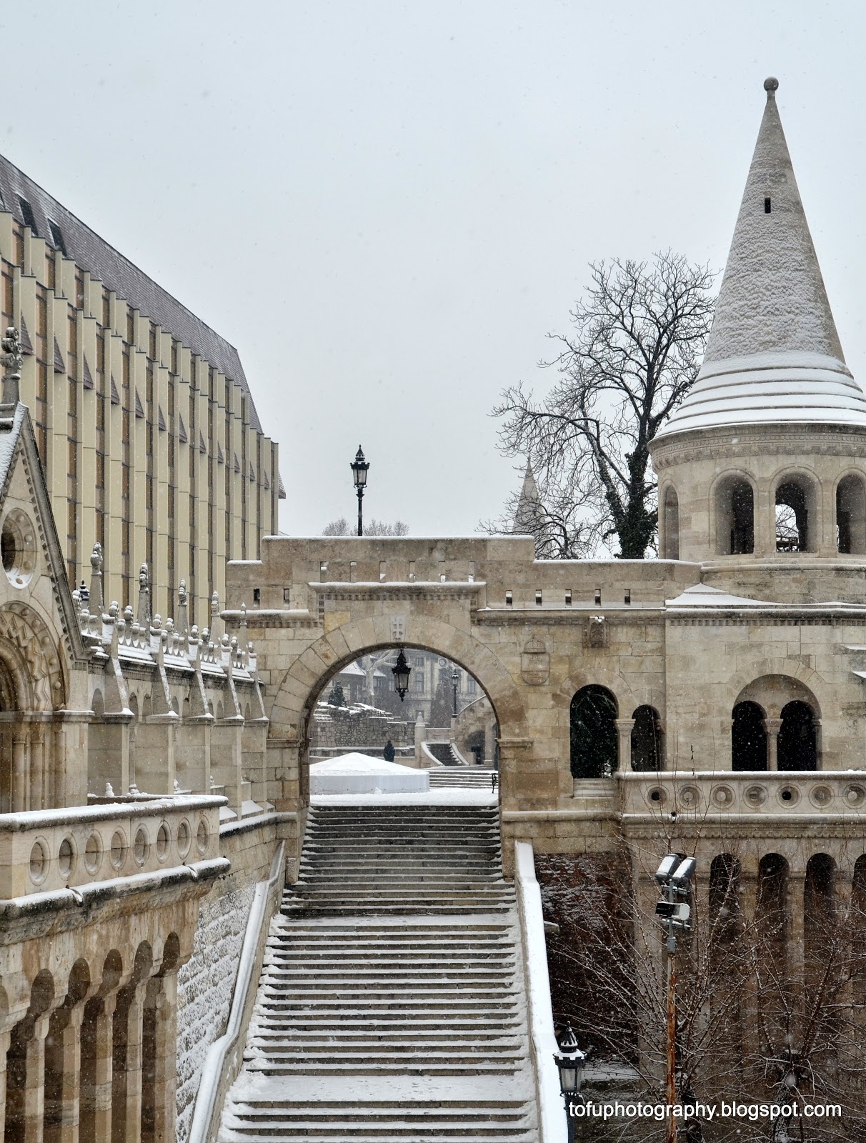 Tofu Photography: Fishermen's Bastion steps in Budapest, Hungary in ...