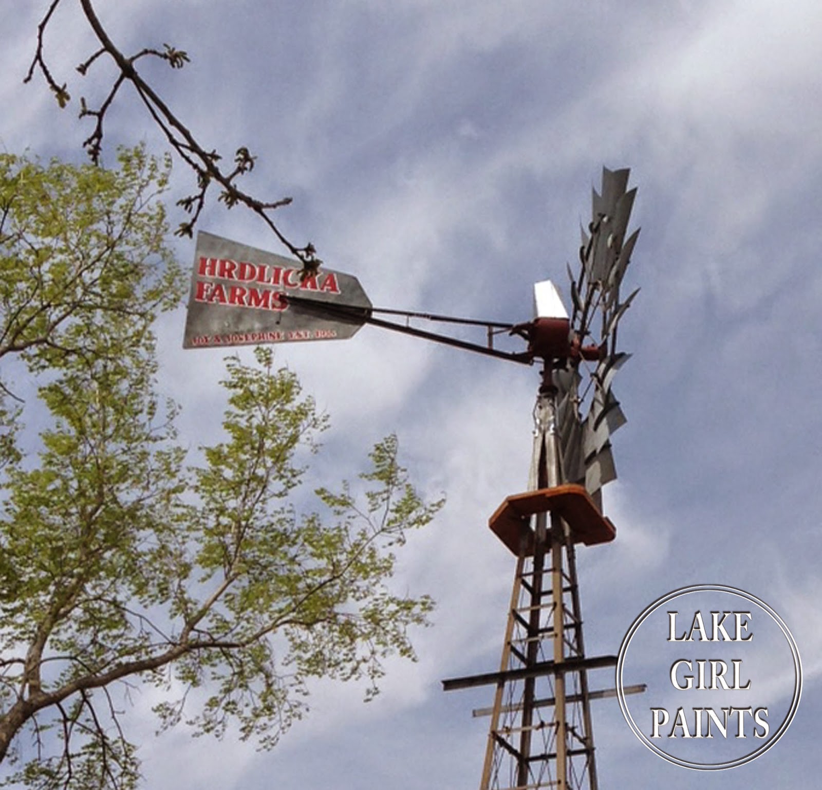 Lake Girl Paints: Painting on Outdoor Metal - Windmill