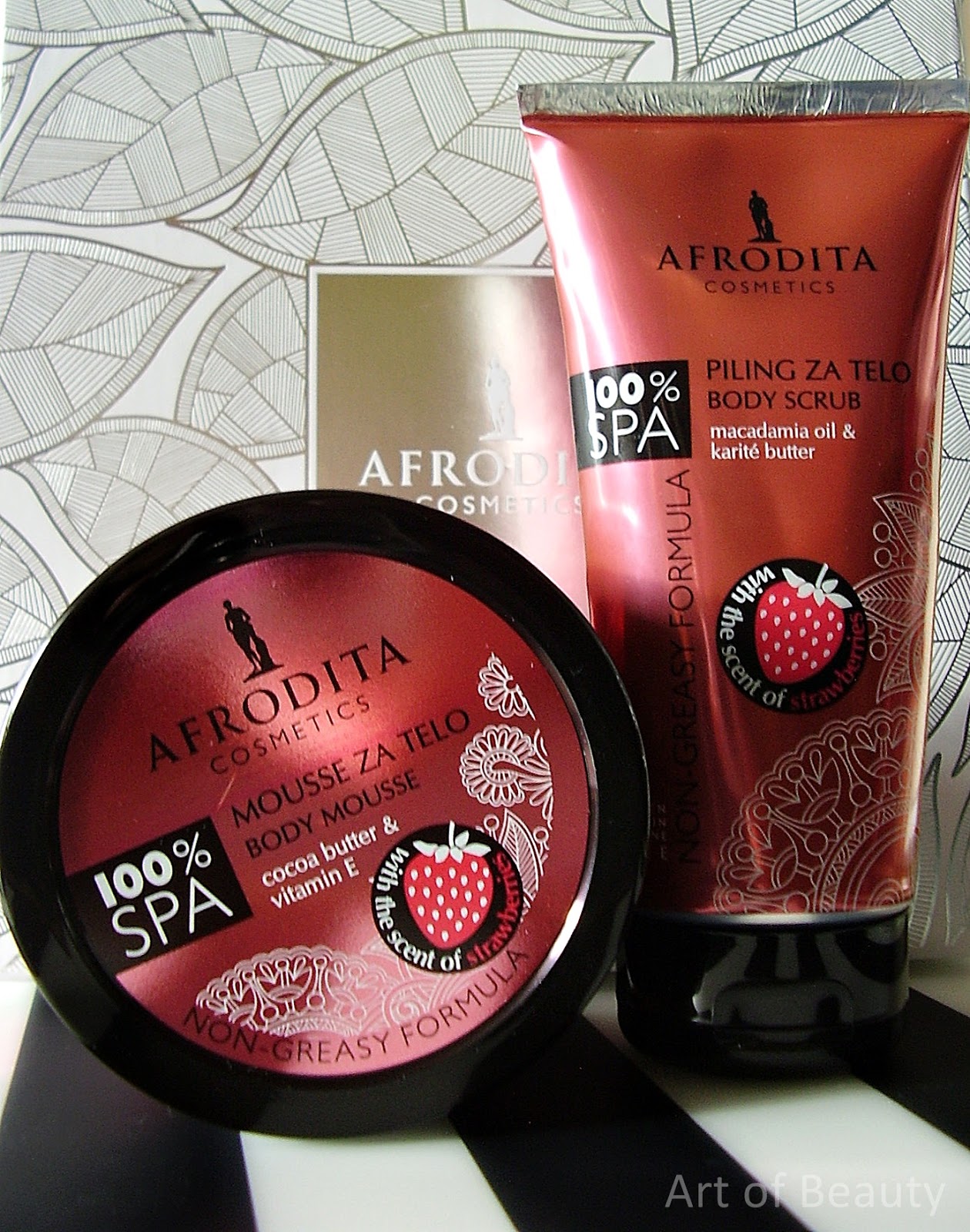 Afrodita 100% SPA Mousse i piling za tijelo s mirisom jagode - Art of ...